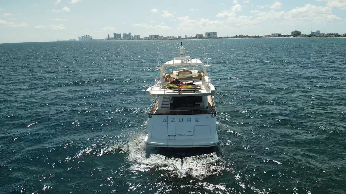 Aft View Image Gallery - Motor Yacht RINI - Sundeck aft view - ACCAMA ...